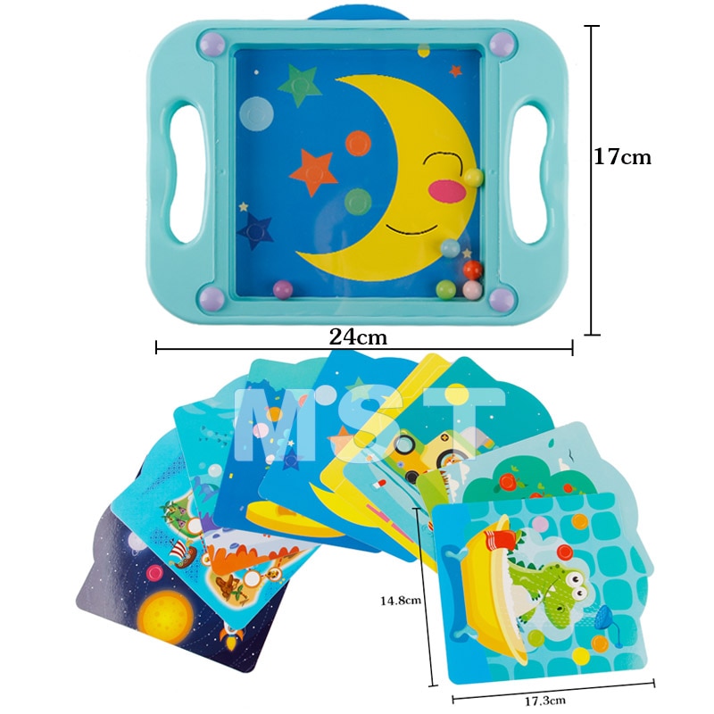 3D Handheld Balanced Ball Game Colorful Cartoon Ma... – Grandado