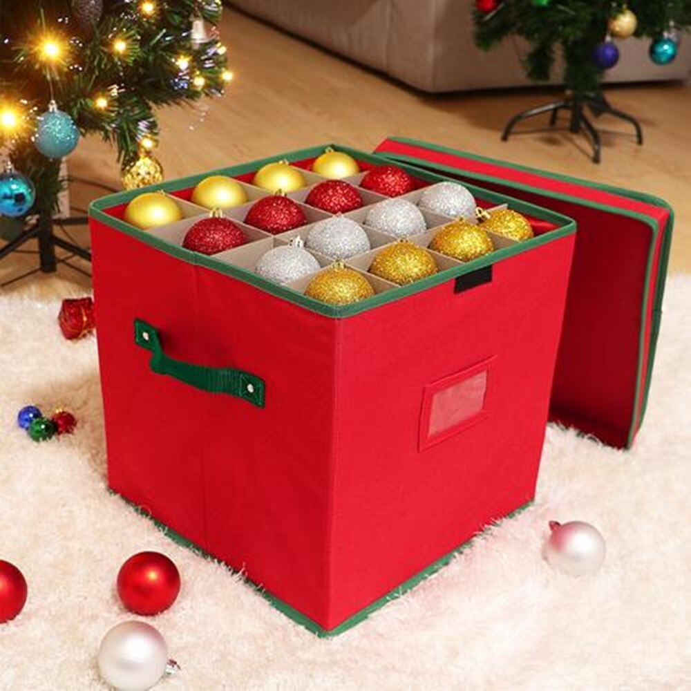 Christmas Ball Storage Box With Lid Storage Contai... – Vicedeal