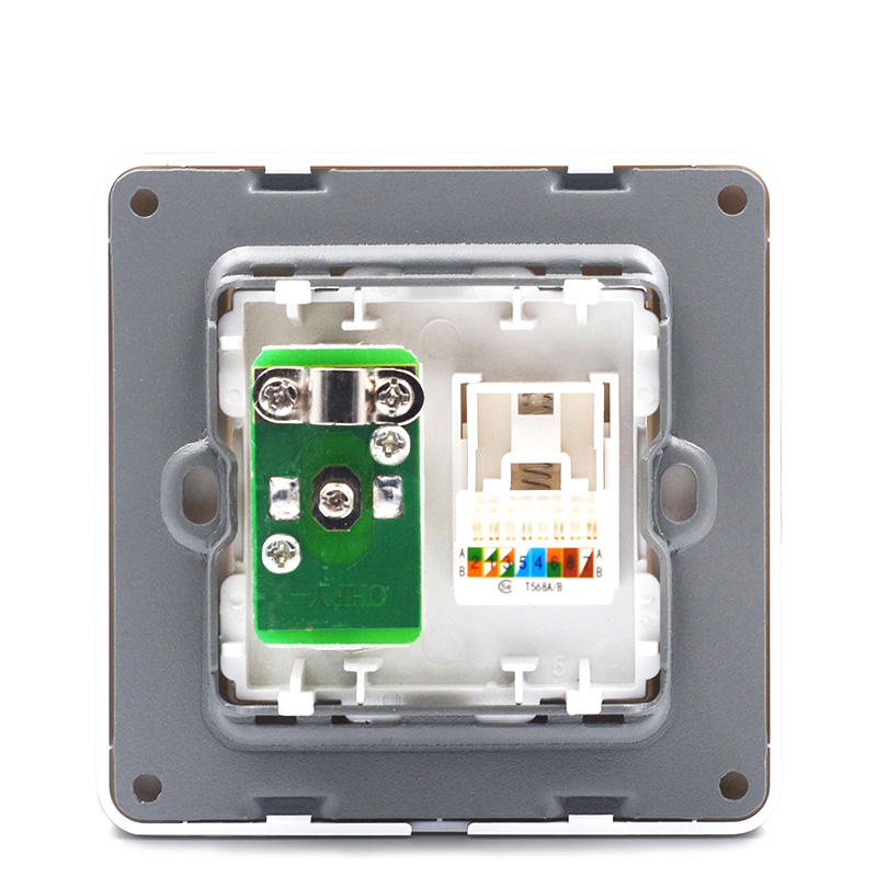 RJ45 Computer Wall Plate With Coaxial Cable TV Soc... – Vicedeal
