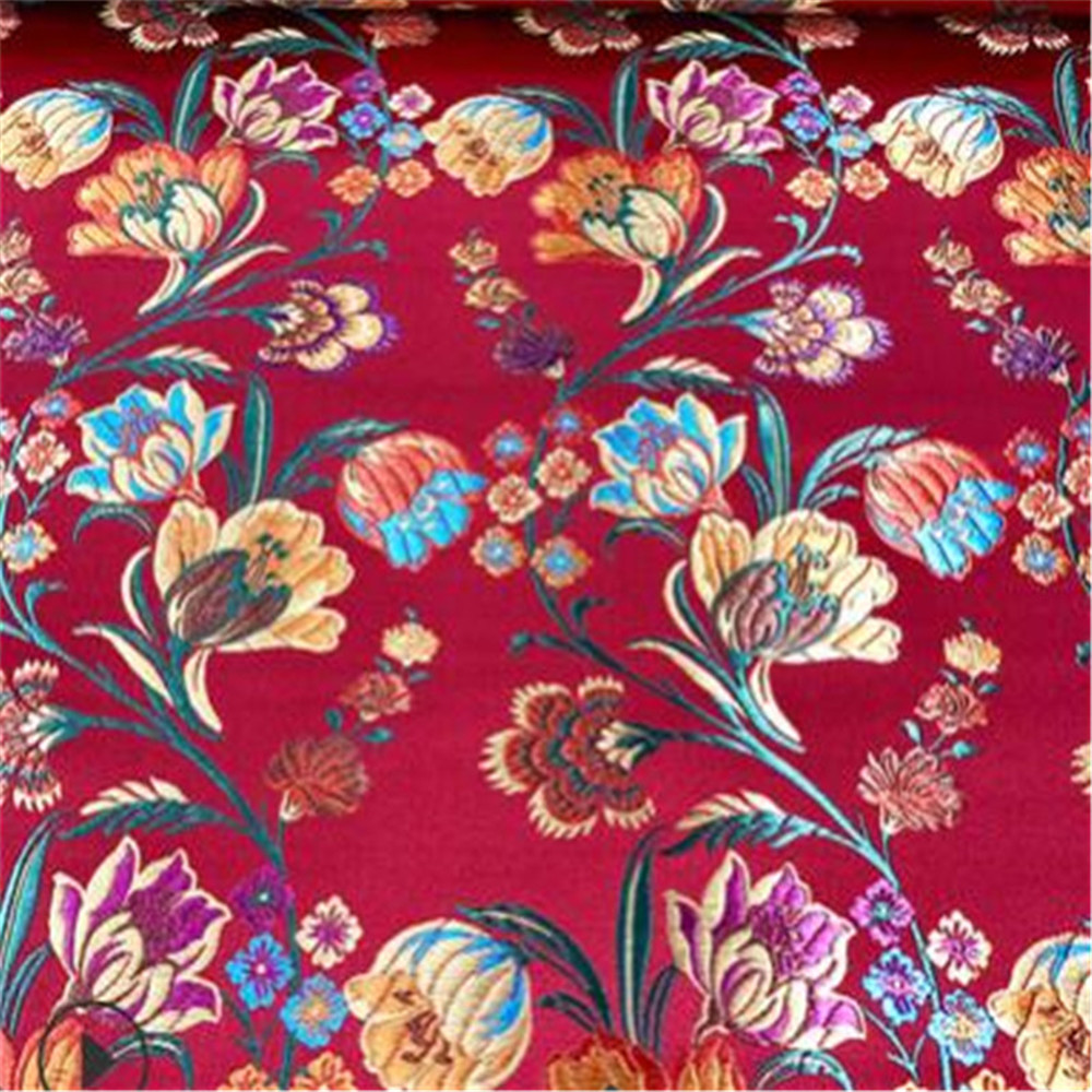 Classic Style Tulip Pattern Embroidered Jacquard B... – Grandado