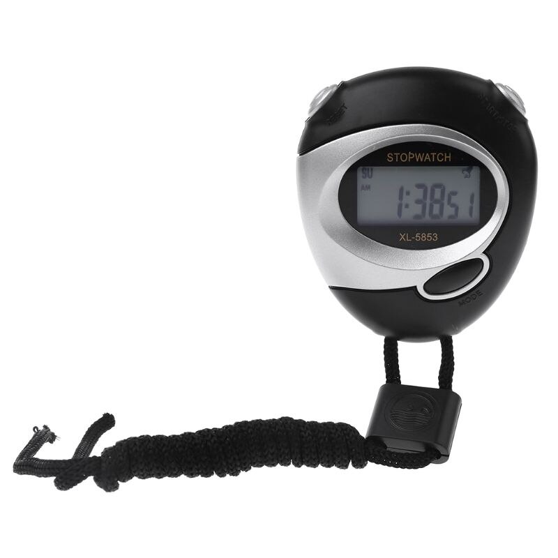 Sports Stopwatch Counter Timer Chronograph Lcd Dig Grandado