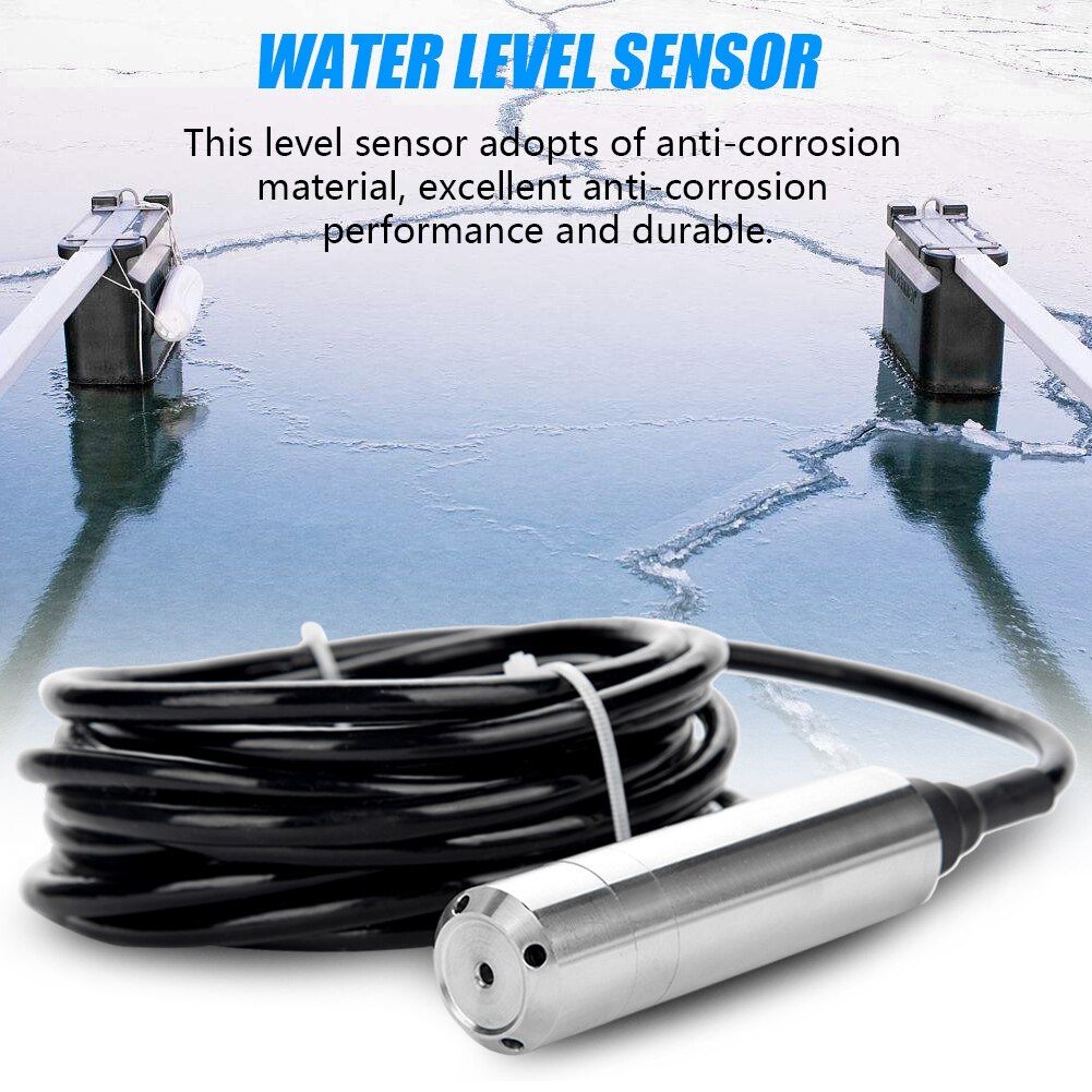 DC24V 4-20mA 0-5m Range Depth Liquid Level Sensor ... – Vicedeal