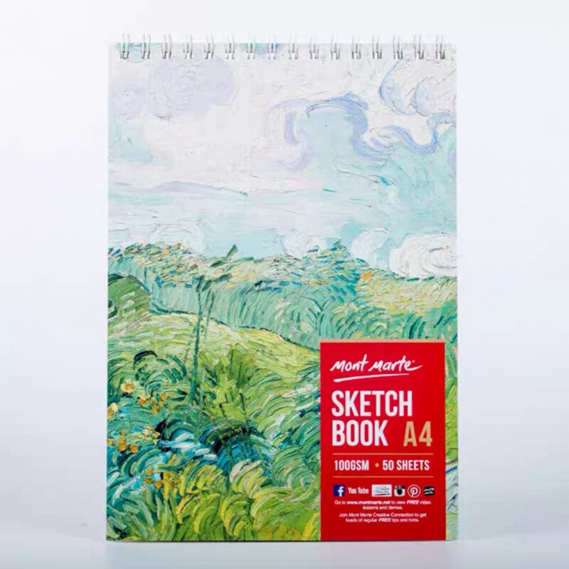A4 Drawing Book Sketchbook Watercolor Paper Iron O... – Grandado