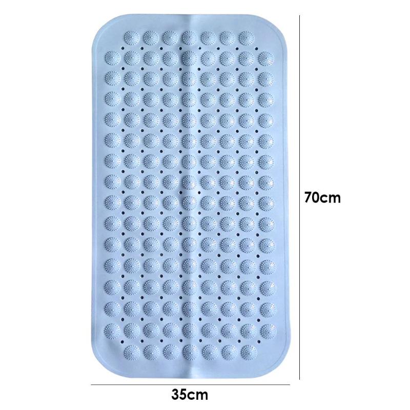 TPR Bath Mat Anti-slip Shower Bath Mat Massage Cus... – Grandado