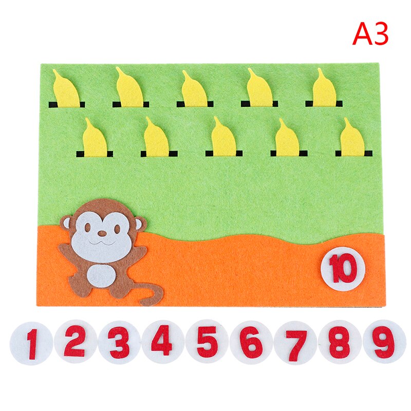 Felt Cartoon Card For Children Early Teaching Kids... – Vicedeal