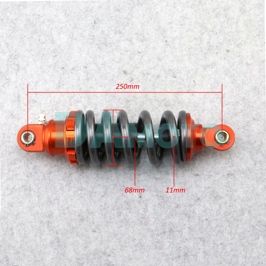 Universal 240mm/250mm/270mm rear shock absorber of... – Grandado