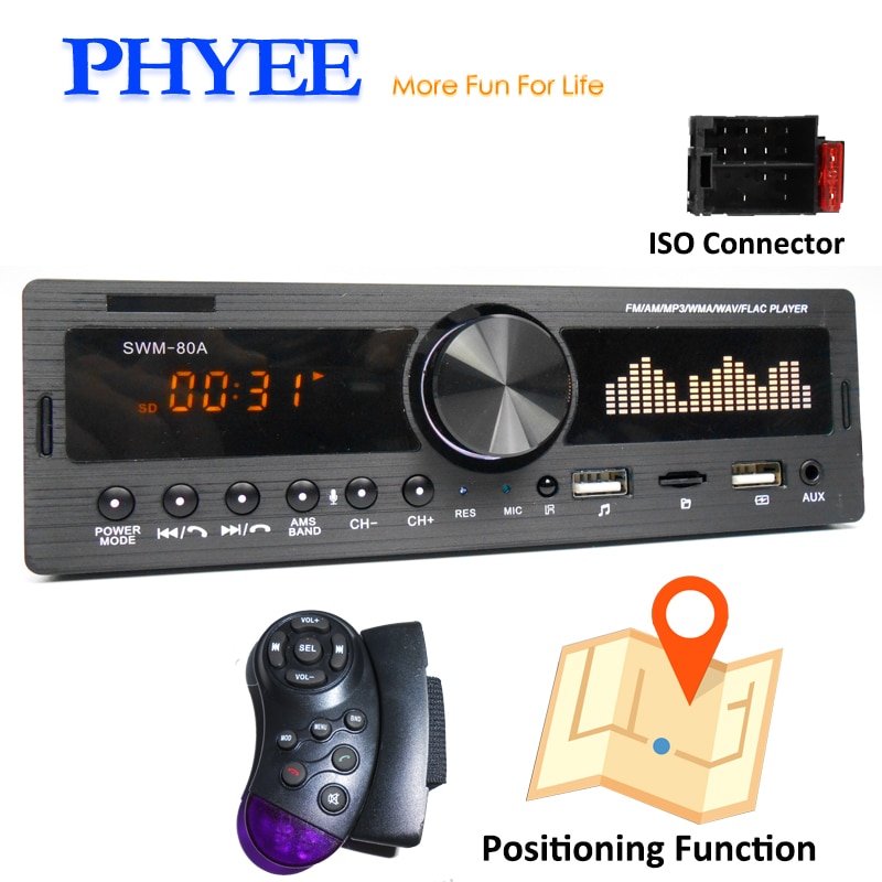 1 Din Bluetooth Car Radio USB MP3 Audio Player AM ... – Grandado