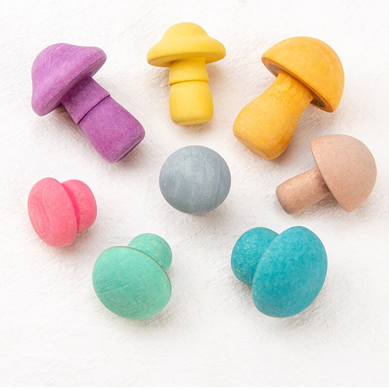 WoodenToy Children's Simulation Mushroom Picking G... – Vicedeal