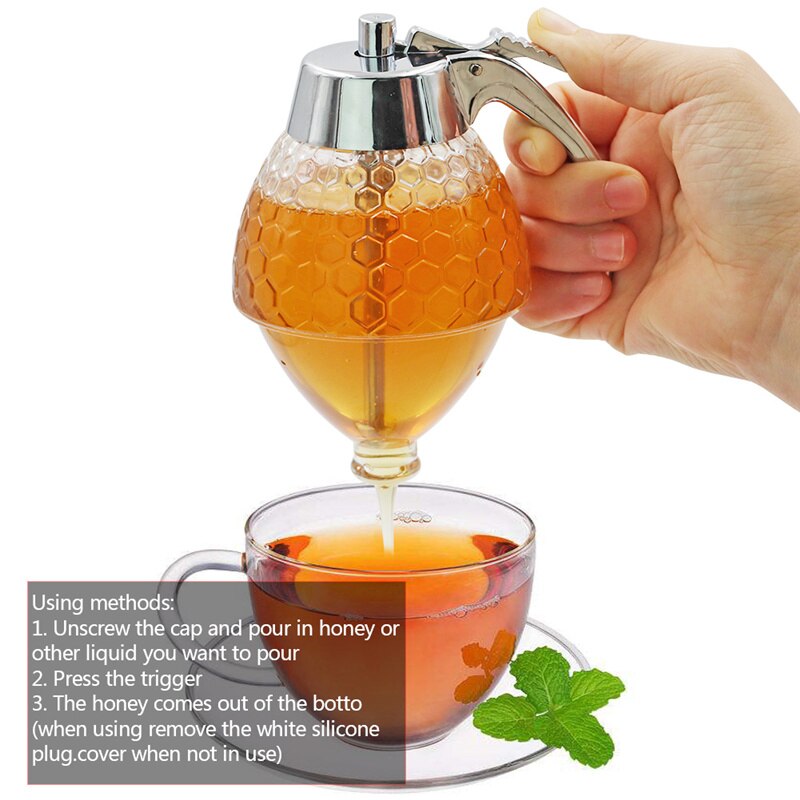 Portable 200Ml Honey Juice Dispenser Jam Ketchup S... – Grandado