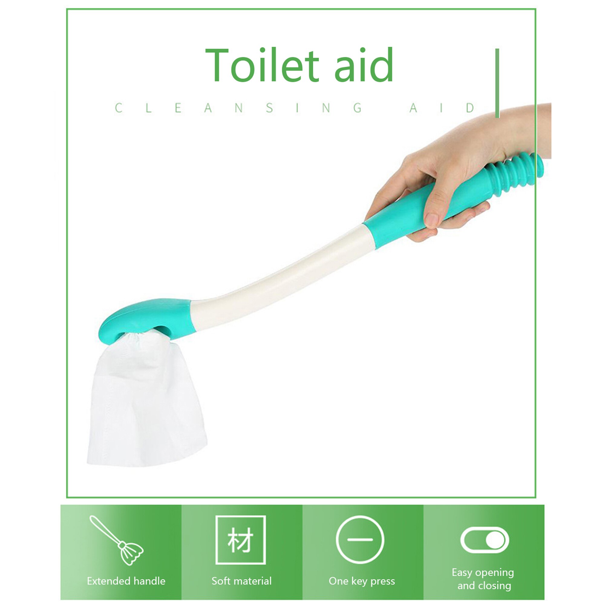 Long Handle Reach Comfort Bottom Wiper Self Wipe A... – Vicedeal