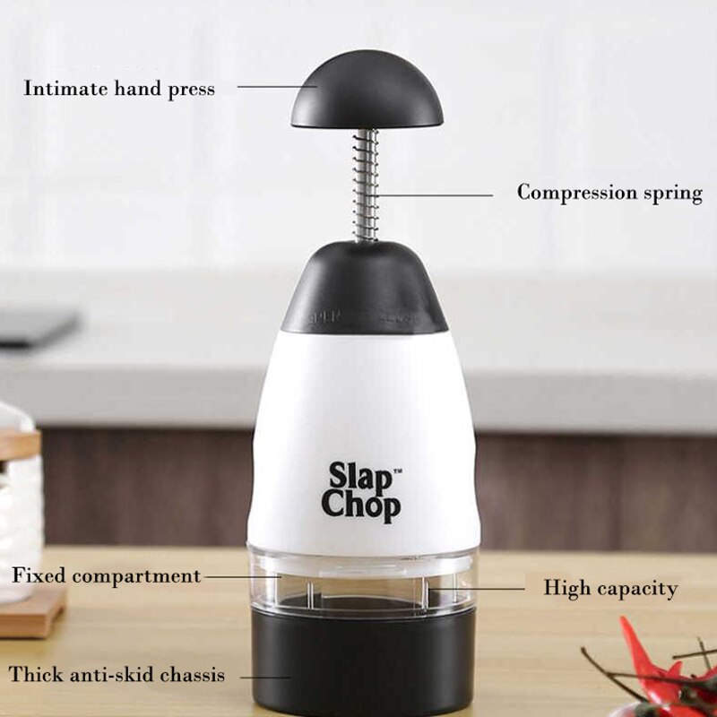 Garlic Onion Chopper Cutter Slap Chop Vegetable Ch... – Grandado