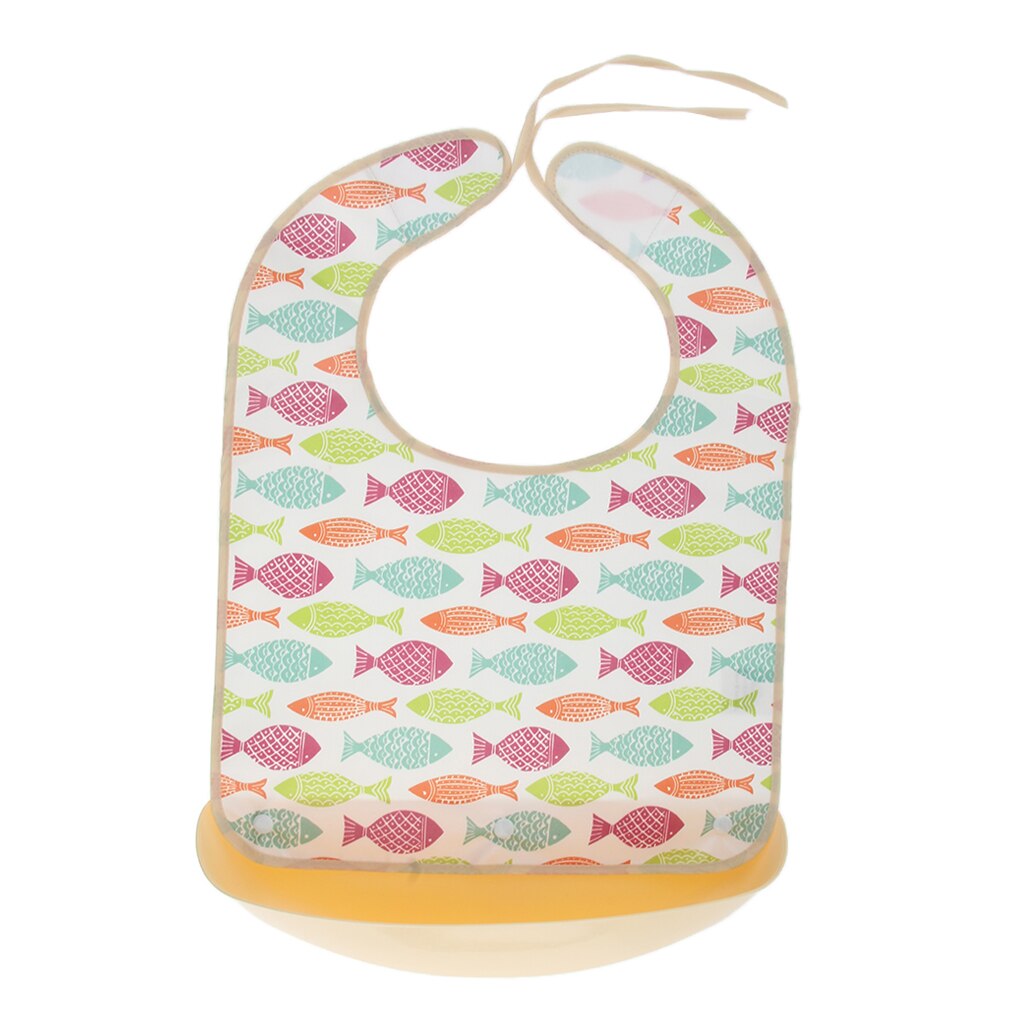 Detachable Food Catcher Reusable Adult Bib Clothin... – Grandado