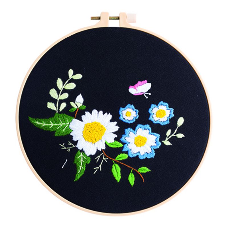 Embroidery Starter Kit For Beginners Stamped Embro... – Grandado