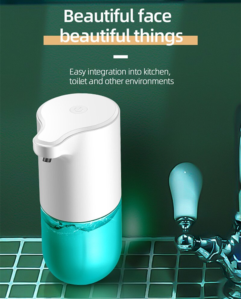 Automatic Soap Foam Dispenser USB Rechargeable Inf... – Grandado