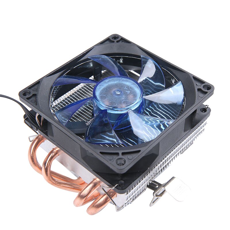 4 Heatpipes CPU Cooler 3Pin PWM LED 90mm Cooling F... – Vicedeal