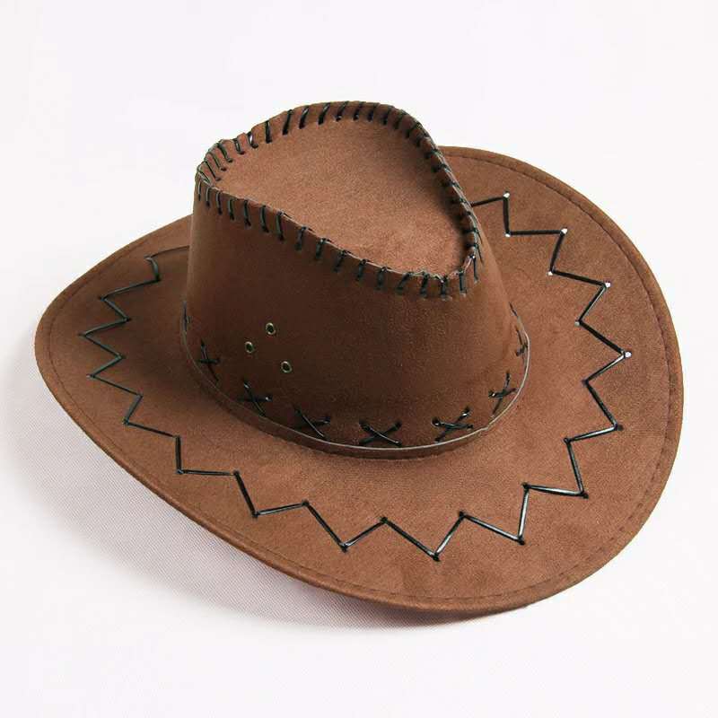 Män kvinnor cowboyhatt topphatt vintage wide brim ... – Vicedeal
