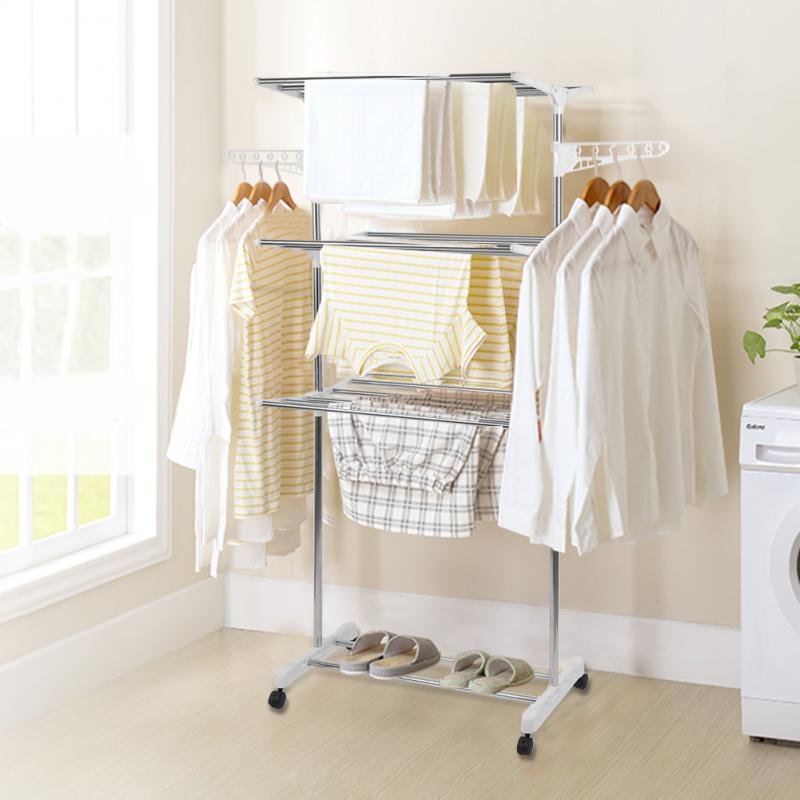 Stainless Steel Clothing Storage Racks Clothes Dry... – Grandado