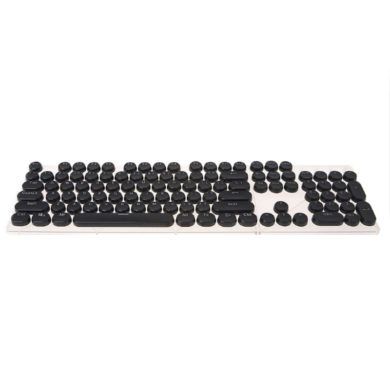 104 Keys Retro Round Keycaps Double Shot DIY Steam... – Grandado