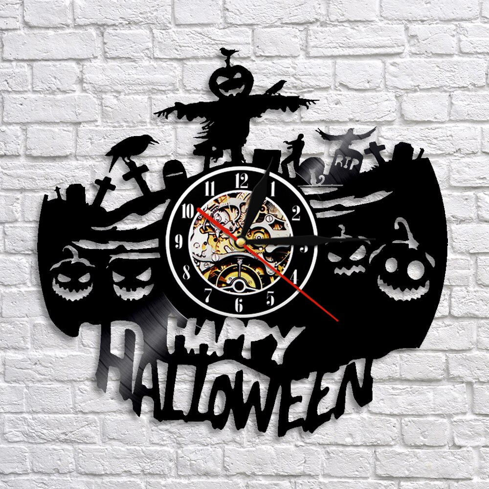 Dracula's Castle Handmade Wall Clock Halloween... – Grandado