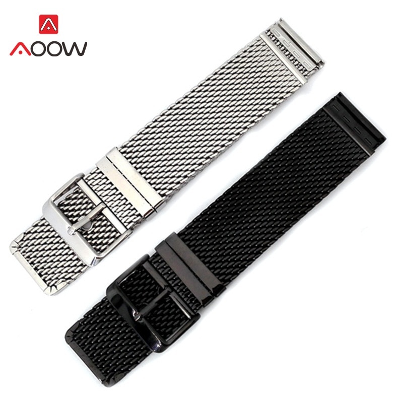 AOOW Milanese Loop Wrist Strap 18mm 20mm 22mm 24mm... – Grandado