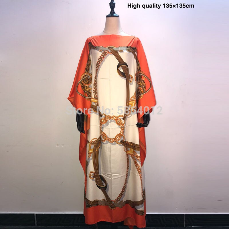 Kuwait Dashiki Dress Print Bohemia Hijab Loose Mus... – Grandado