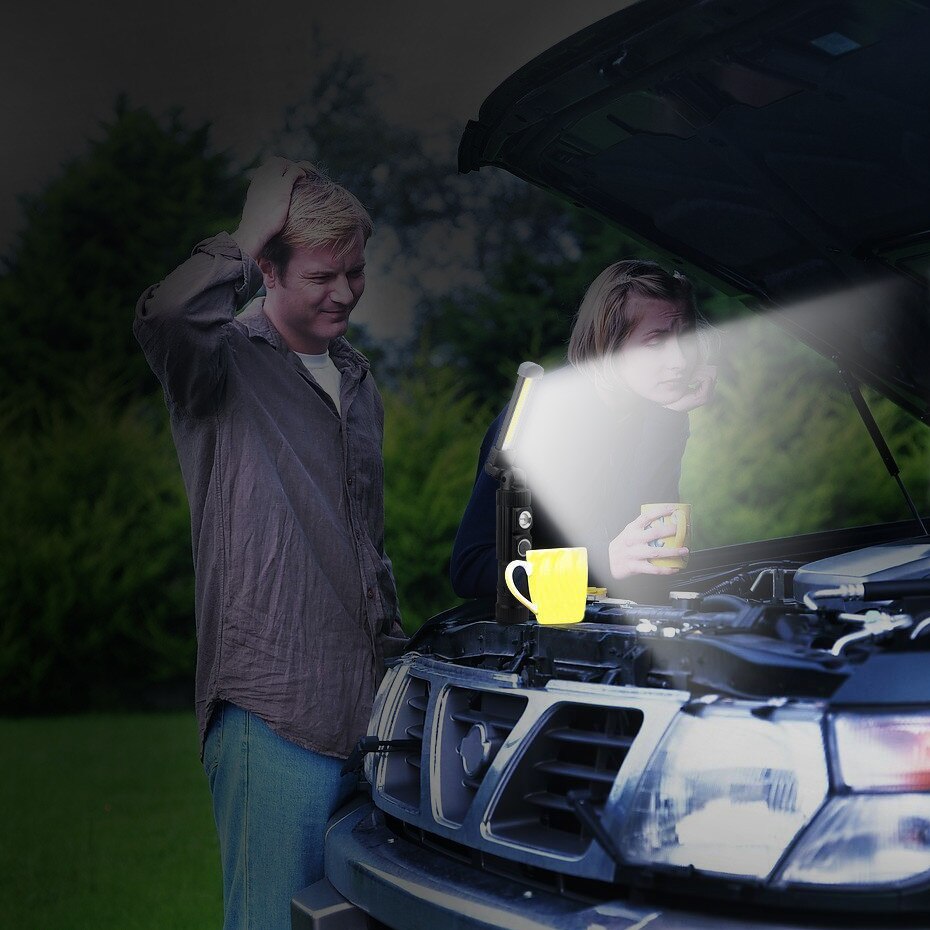 5 Working Modes Portable COB lampen Work Light Mag... – Grandado