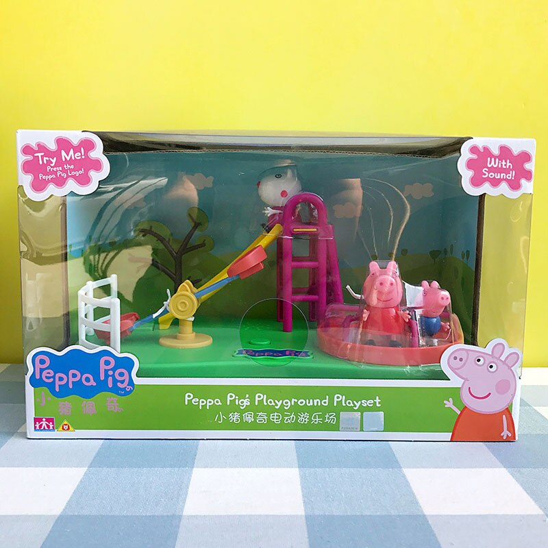 Genuine PEPPA PIG -peppa's Playground play set fam... – Vicedeal