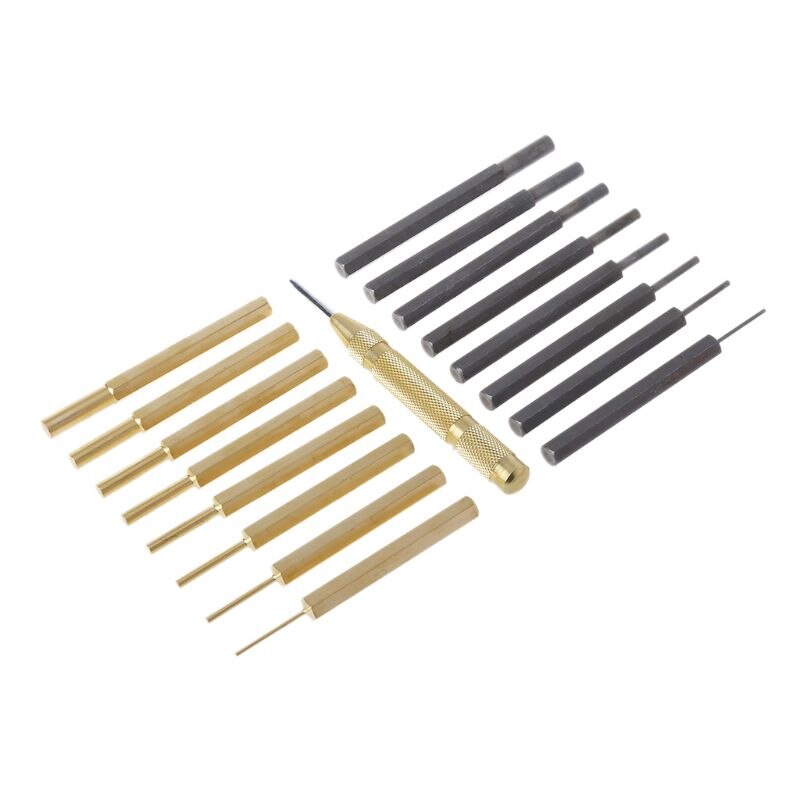 18pcs/set Durable Brass Steel Drill Center Drive P... – Grandado