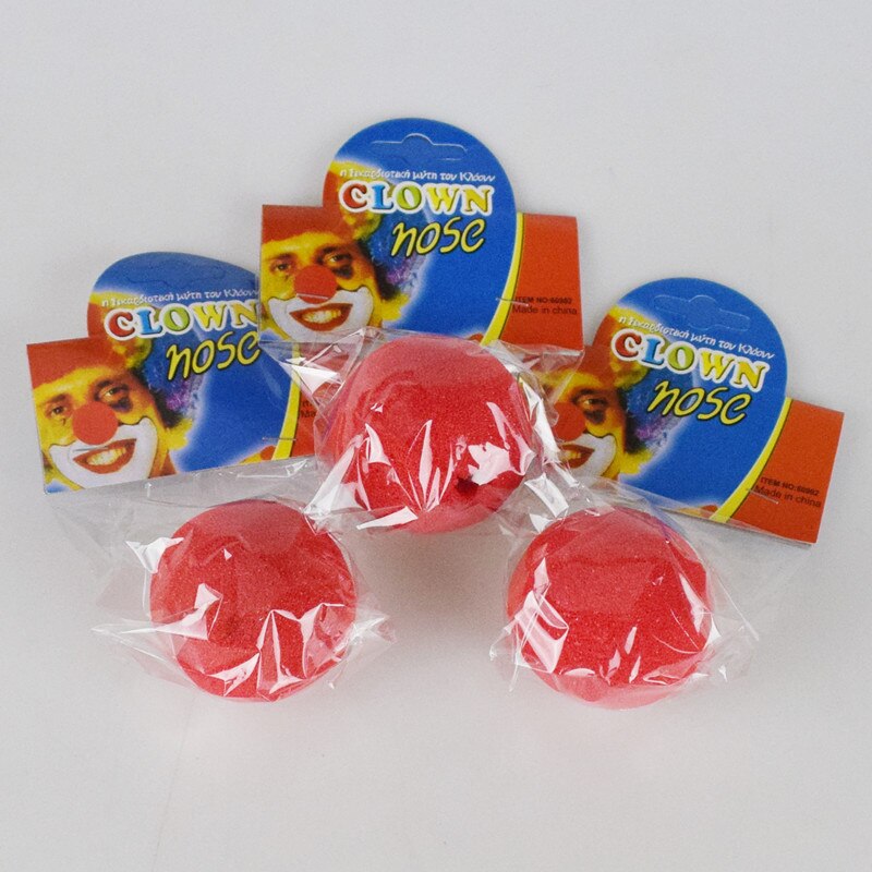 Huilong Levert Spons Clown Neus Grappige Grote Rod... – Grandado