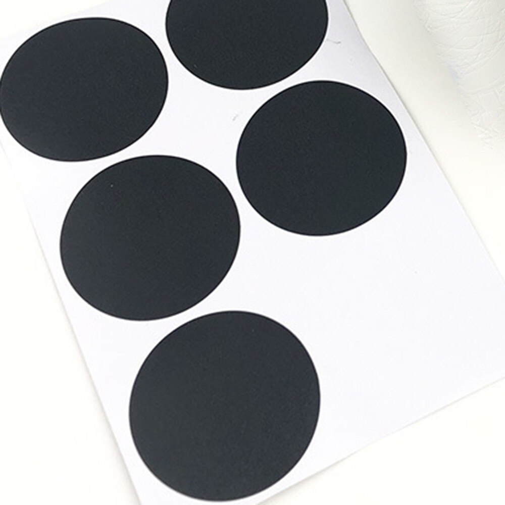 Black Label 5 cm Diameter Round Frosted Blackboard... – Grandado