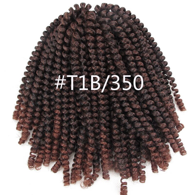 30 Strands 8 inch Crochet Braids Ombre Spring Twis... – Grandado