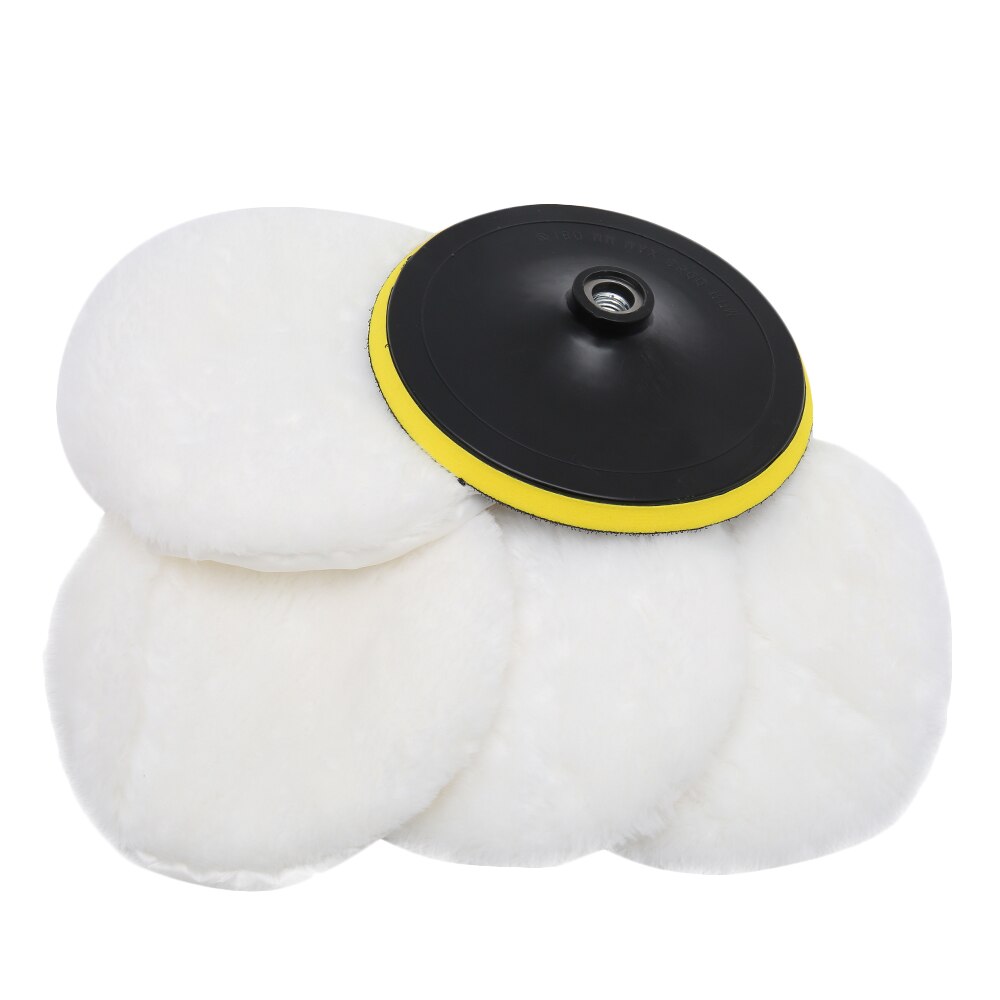 1 Set 7inch Wool Pads Waxing Polishing Buffing Pad... – Vicedeal