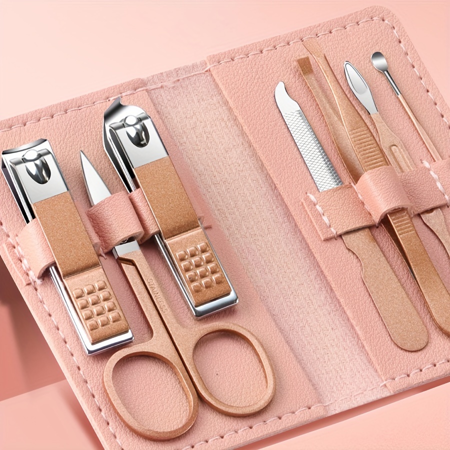Travel Colorful Nail Clippers Manicure Set 7 Piece... – Vicedeal