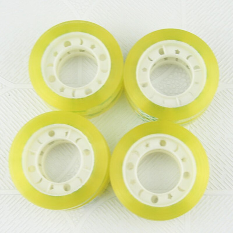 12mm * 30m transparent yellow tape transparent sta... – Grandado