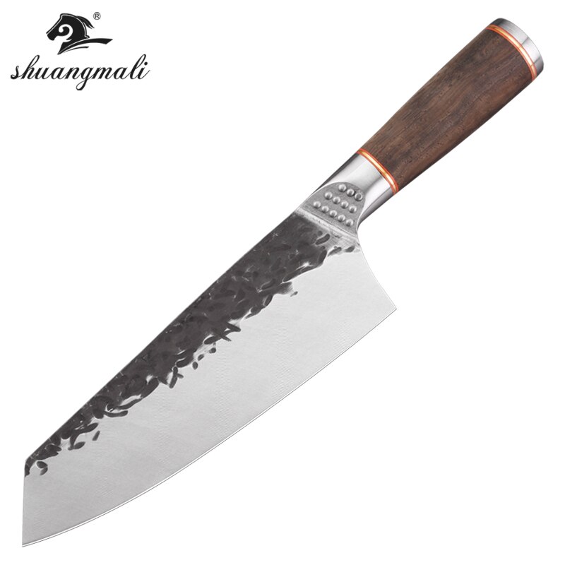 7 Inch Utility Cleaver Knife Carbon Stainless Stee... – Grandado