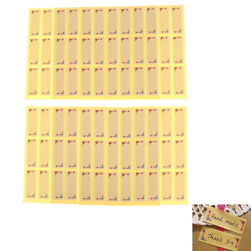 48/120pcs Blank Adhesive Label Blank Note Label Ba... – Grandado