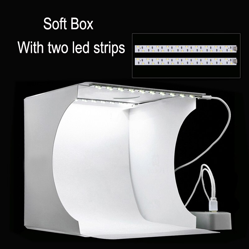 Mini Photobox Studio Led Panel Photo Light Wit Sof... – Grandado