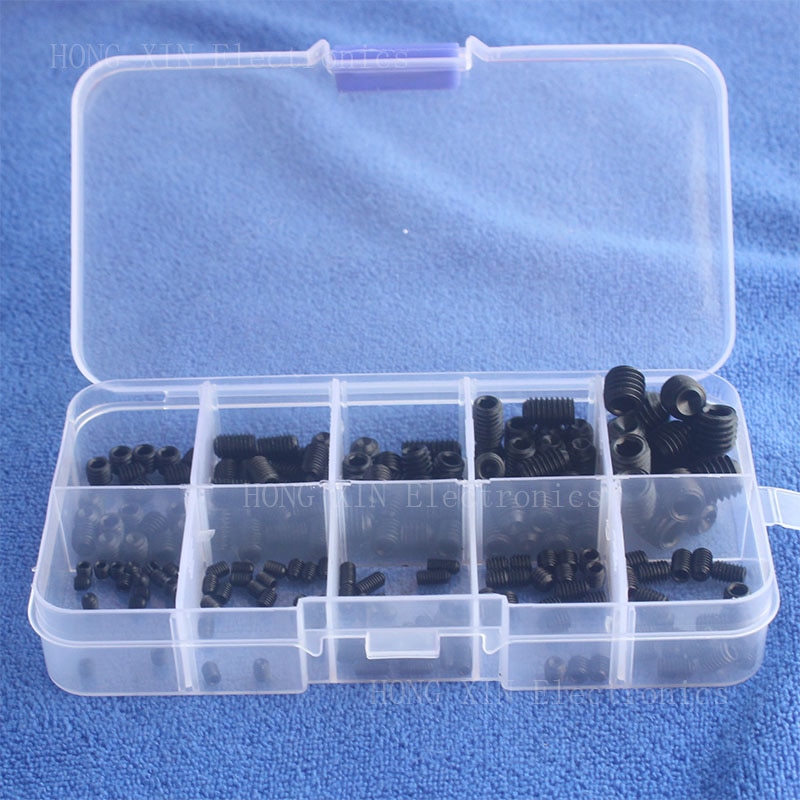 200Pcs/M3/M4/M5/M6/M8 Black Thread Iron PCB Screws... – Vicedeal