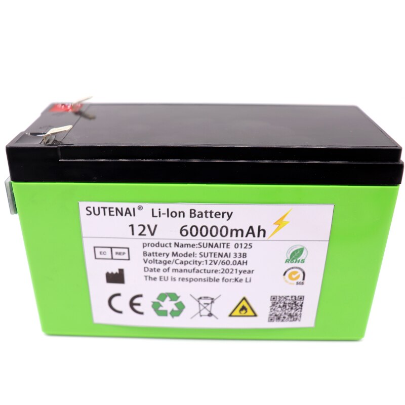 Lucky Dc 12V Batterij Display 60A Lithium Accu Ges... – Vicedeal