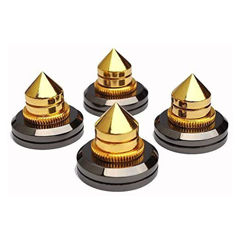 8 Set Golden-Plated Speaker Spikes, Speaker Stands... – Vicedeal