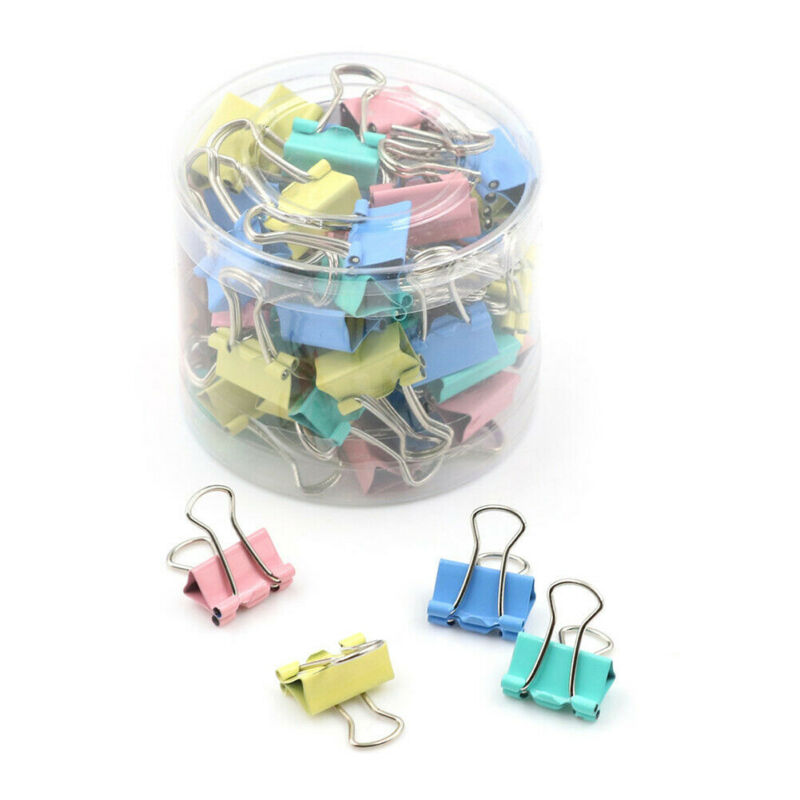40pcs set Paper Clip File Clip Metal Binder Clip C... – Grandado
