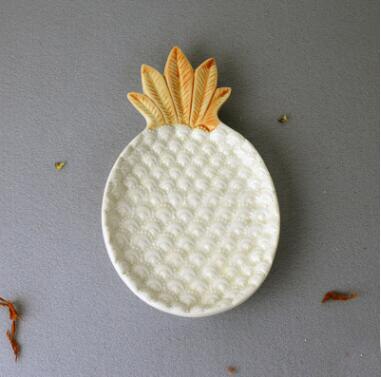 Pineapple shape Ceramic Plate Dish Porcelain Candy... – Vicedeal