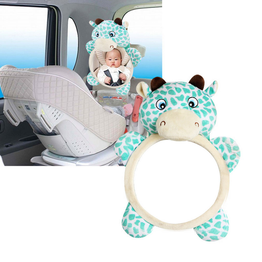 Soft Cow frame Baby Car Mirror, Rear Facing Mirror... – Grandado