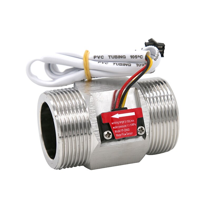 SS304 Hall water flow sensor DN40 / DN50 impeller ... – Grandado