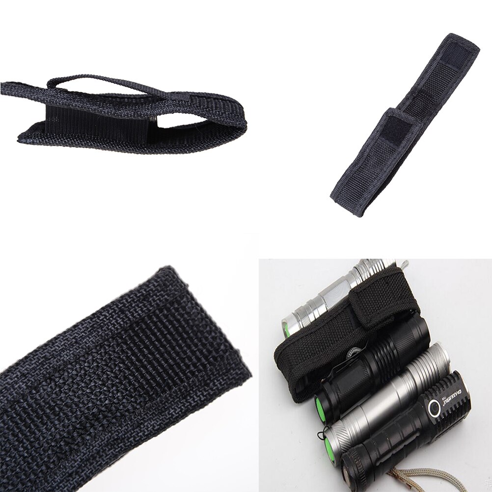 Pouch Case Bag for LED Flashlight Torch 14cm Black... – Grandado