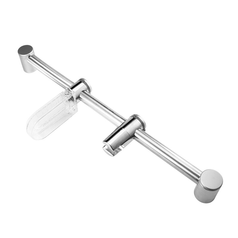 Polished Chrome Shower Riser Rail Set Adjustable S... – Grandado