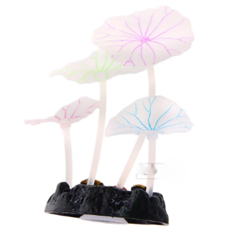 Fluorescent Artificial Coral Reef Glowing Lotus Le... – Grandado