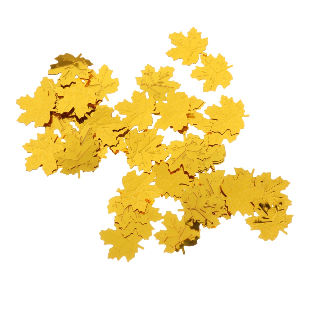 30g Glitter Maple Leaf Table Scatter Confetti Autu... – Grandado
