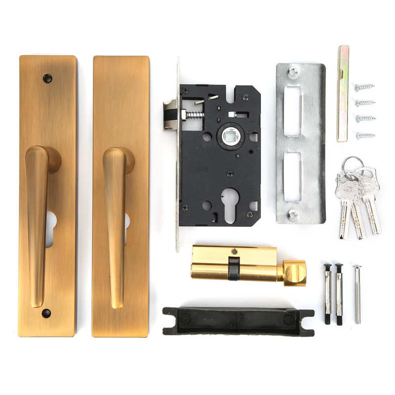 Mechanical Handle Lock Mute Zinc Alloy Anti-Theft ... – Grandado