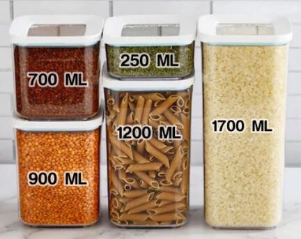 3 Pc Storage Container Box Kitchen Food Container ... – Vicedeal